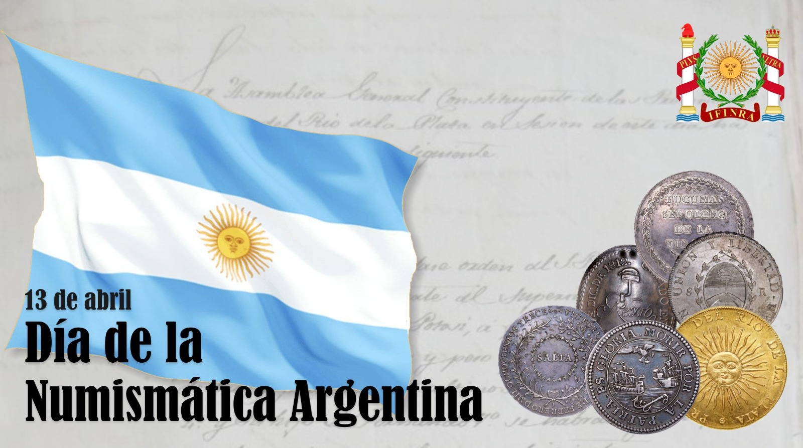 13 de abril: DIA DE LA NUMISMÁTICA ARGENTINA – IFINRA
